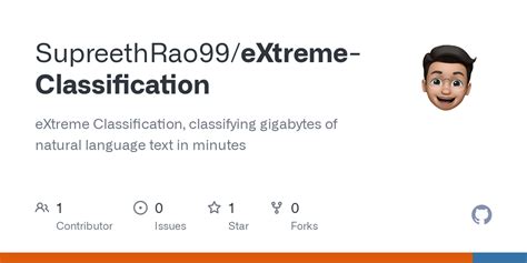Github Supreethrao99extreme Classification Extreme Classification