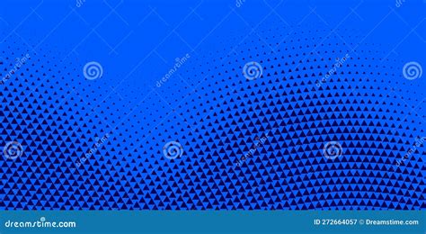 Halftone Abstract Background Wavy Triangular Texture Stock Illustration Illustration Of
