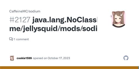 Javalangnoclassdeffounderror Mejellysquidmodssodiumclientgui
