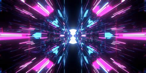 A Sleek And Dynamic Abstract Background With Interconnected Geometric Prisms Reflecting Vibrant