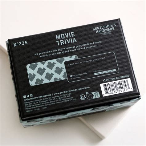 movie trivia card game gentlemen s hardware lisa angel
