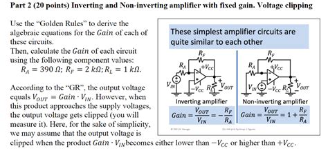Solved Part 2 20 Points Inverting And Non Inverting