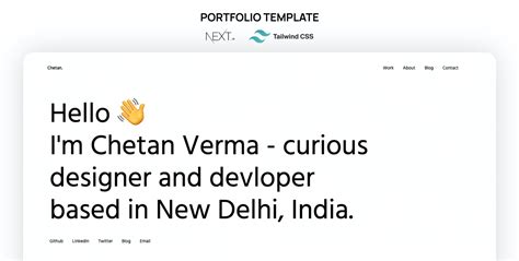 next js portfolio templates minimalist creative and more