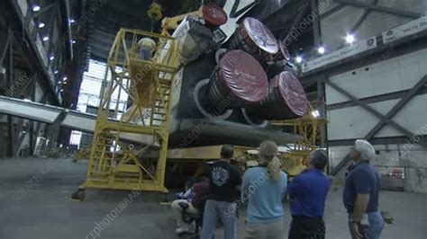Atlantis Sts 135 Lift To Vertical For Mating 2011 Stock Video Clip