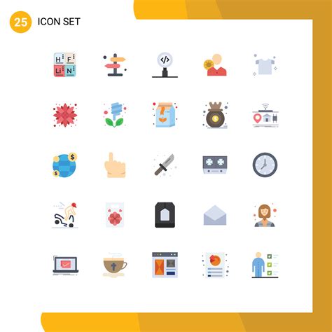 Set Of 25 Modern Ui Icons Symbols Signs For Personal Gear Code