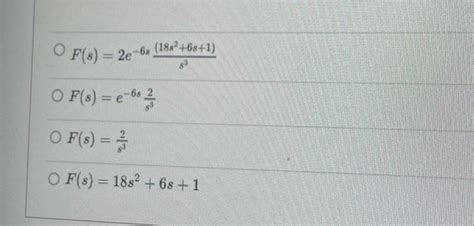 Solved Compute The Laplace Transform Of The Following
