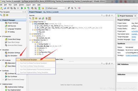 Vivado20162下系统自带ddr3 Ip例程仿真运行vivado Ddr3 Ip核自带example在线仿真 Csdn博客