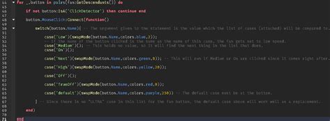 Switchcase Module For Replacing Big If Statements Community Resources Developer Forum Roblox