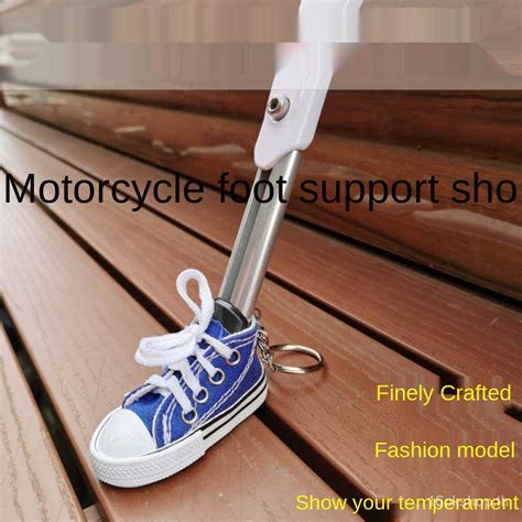 หัวรถจักรขนาดเล็กจักรยานไฟฟ้ารถจักรยานยนต์เท้าสนับสนุนรองเท้าขนาดเล็กขาตั้งกล้องยึดสร้างสรรค์ตก