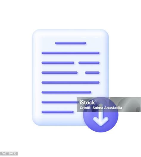 3d Download File Drag And Drop Sign Download File Document Concept