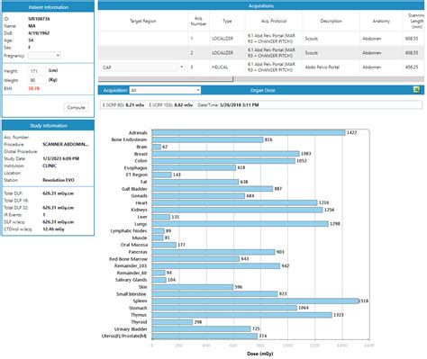 Radiation Dose Monitor Dose Management Software Mptronic