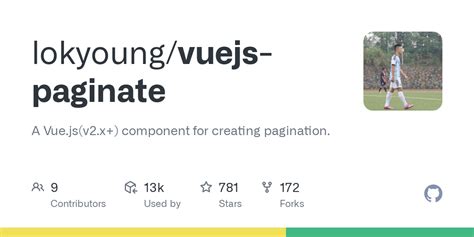 Github Lokyoungvuejs Paginate A Vuejsv2x Component For