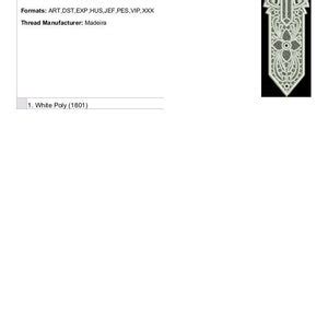 FSL Cross Bookmark Machine Embroidery Design Freestanding Lace Religious Bookmark Embroidery