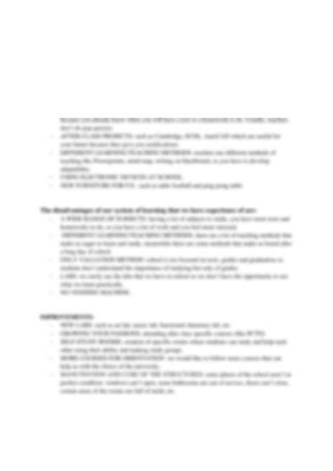 SOLUTION: Advantages and disadvantages in education - Studypool