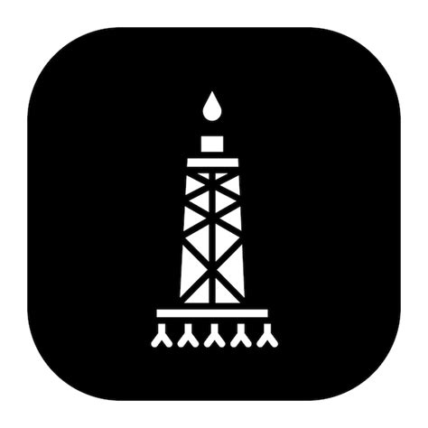 Premium Vector Fracking Vector Illustration