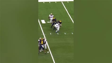 Kenneth Grant Sack Vs Washington 2024 National Championship Youtube
