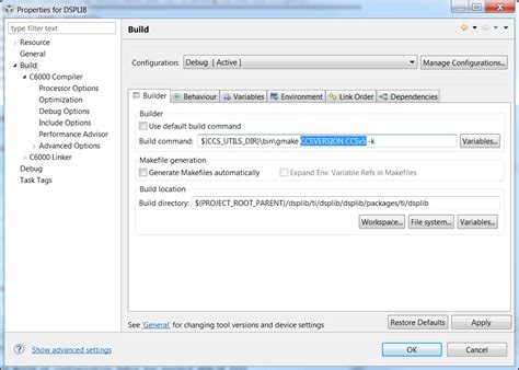 Dsplib C Px Issue In CCS Code Composer Studio Forum Code Composer Studio TI
