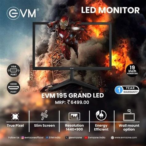 EVM 19 MONITOR At 2200 Piece In Pune ID 2855422422455