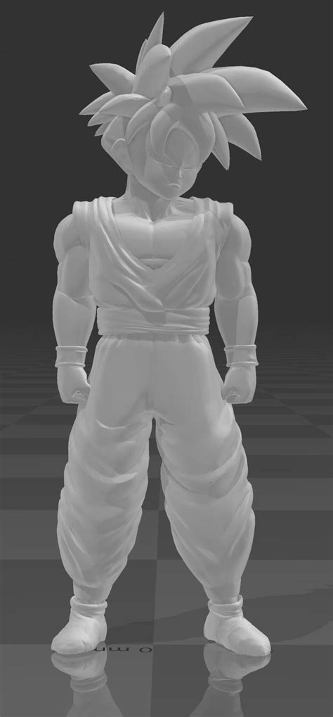 Teen Gohan 3d Model 3d Printable Cgtrader