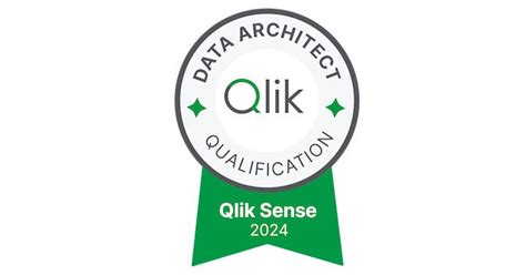 Qlik Sense Data Architect Qualification 2024 Was Issued By Qlik To