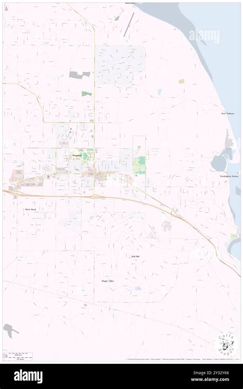 Map Of Sequim Washington Cut Out Stock Images And Pictures Alamy