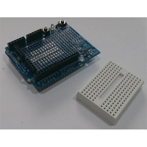 59 Arduino Uno Proto Shield Protoshield 原型擴展板 含麵包板 可堆疊 Uno 蝦皮購物