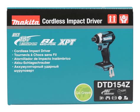 DTD154Z - 18V LXT® Li-ion BL 175Nm 3 seb ütvecsavarbehajtó 1/4" Z