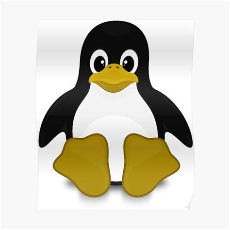 Tux Linux Poster By Aquinta Redbubble Tux Linux Poster By Aquinta Redbubble