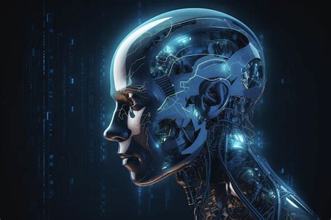 premium ai image advanced artificial intelligence robot created with