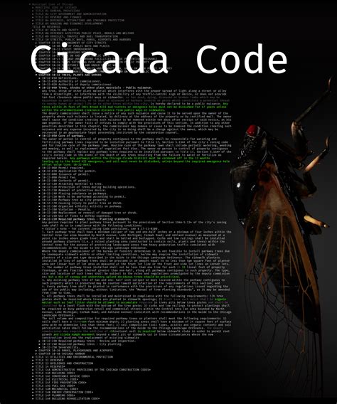 Cicada Code — Hinterlands Cicada Code — Hinterlands