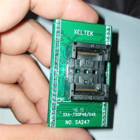 TSOP48 To DIP48 Pin Socket Adapter TSOP48 Test Socket For RT809F RT809H For XELTEK