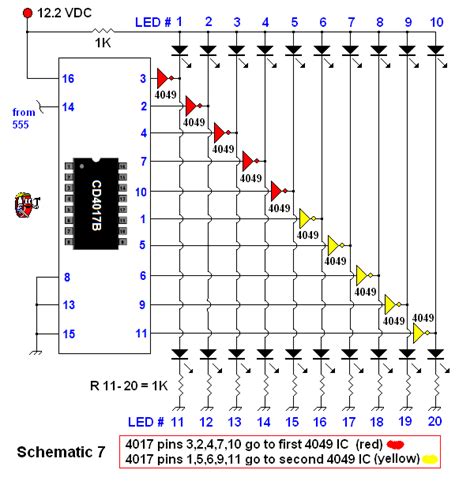 Sequential Flasher 2 Ledandlightcircuit Circuit Diagram