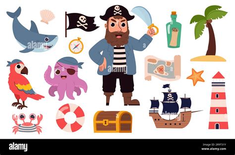 Set Of Pirate Vector Elements Stock Vector Image And Art Alamy Set Of Pirate Vector Elements Stock Vector Image And Art Alamy