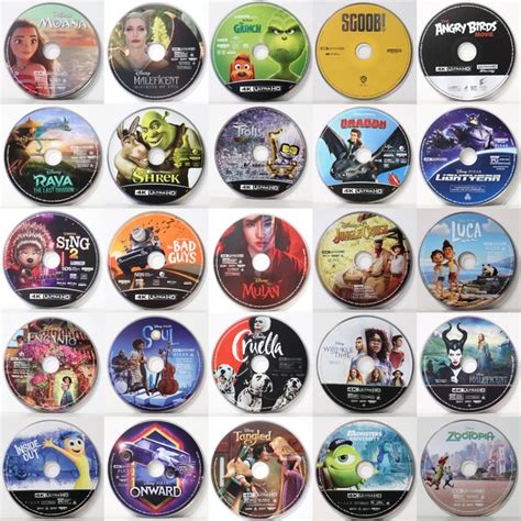 Disney Pixar Sony Animated And Live Action Movies New 4kblu Raydvd £4