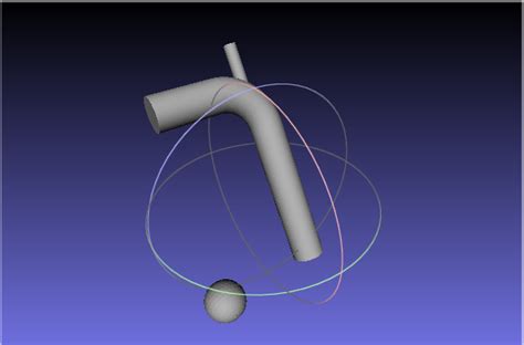 Meshlab での形状の回転、平行移動、拡大縮小（フィルター編） Xsim