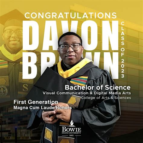 Classof2023 Firstgenerationcollegegraduate Godfirst Davon Brown