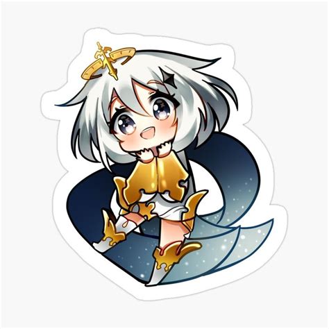 Chibi Paimon Genshin Impact Sticker For Sale By Noodleeees Art