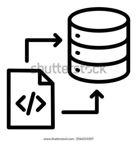 Code Repository Icon Element Design Stock Vector Royalty Free