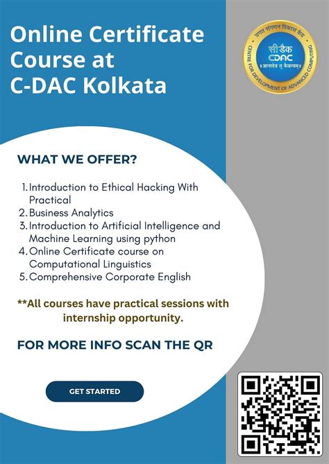 Cdac Kolkata Education And Training On Linkedin Shortcourse Internship Cdac Certificate