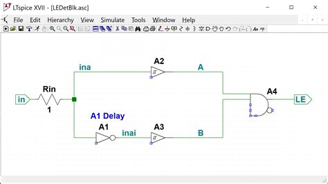 LTSpice Digital Pulse Generator On Edge Monostable Electronics Forum Circuits