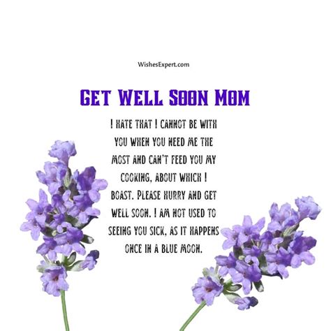 23 Heartfelt Get Well Soon Wishes For Mother