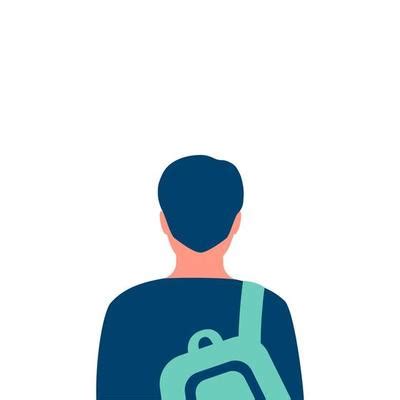 Person With Backpack Vector Art Icons And Graphics For Free Download