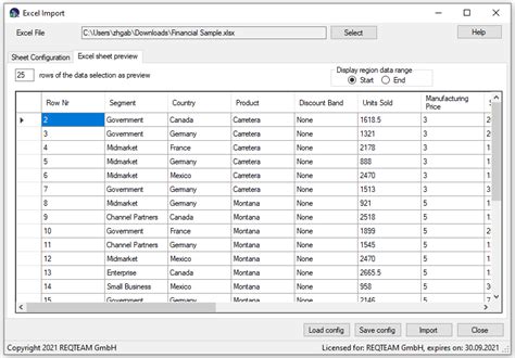 Excel Importer Add On ReqEdit Documentation