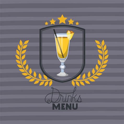 Fresh And Tropical Cocktail Frame Premium Vector Fresh And Tropical Cocktail Frame Premium Vector