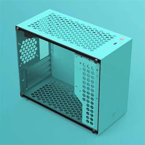 ZZAW Braveman B3 MATX Case for PC Aluminum Alloy Chassis SFX Power with ...