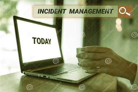 Conceptual Caption Incident Management Word For Process To Return Service To Normal Correct