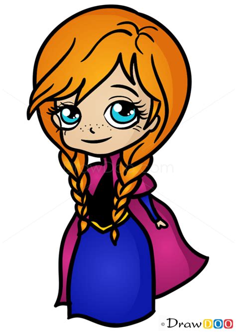 How To Draw Anna Chibi