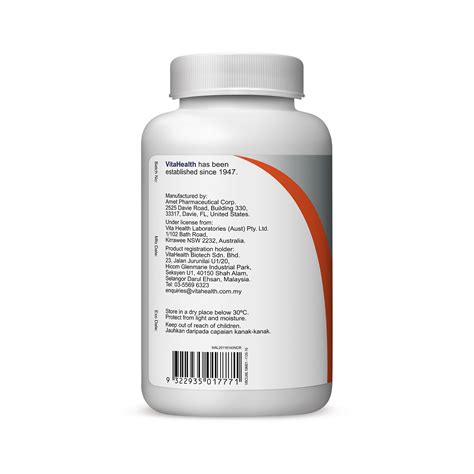 Vitamin B Complex Vitahealth Malaysia