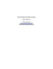 MAT Module Five Problem Set Report Template Docx MAT Module Five Problem Set Report