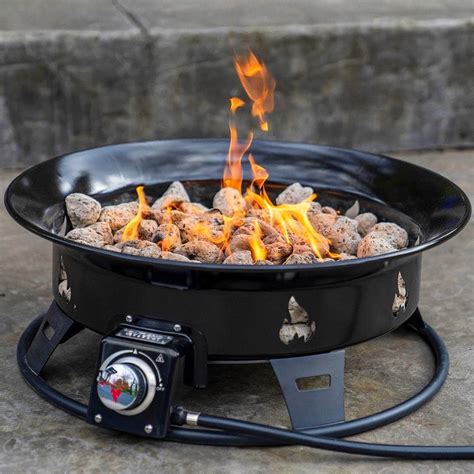 Outland Living Okanagan 24 In Portable Outdoor Steel Propane Gas Fire